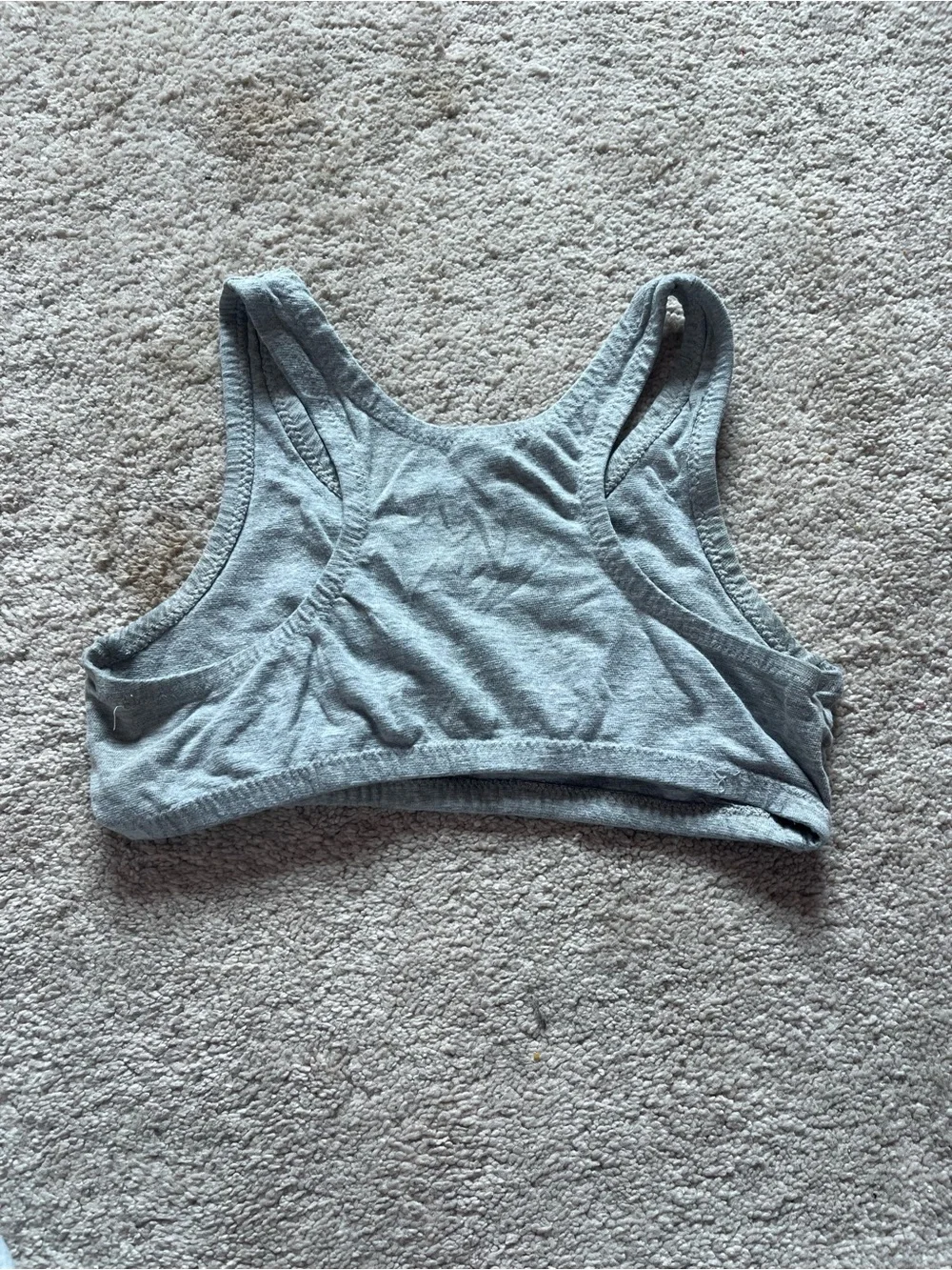 Intimates & Sleepwear | Gray Cotton Sports Bralette | Poshmark